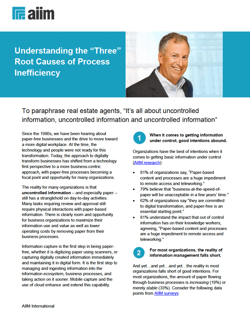 Understanding the 3 Root Causes of Process Inefficiency