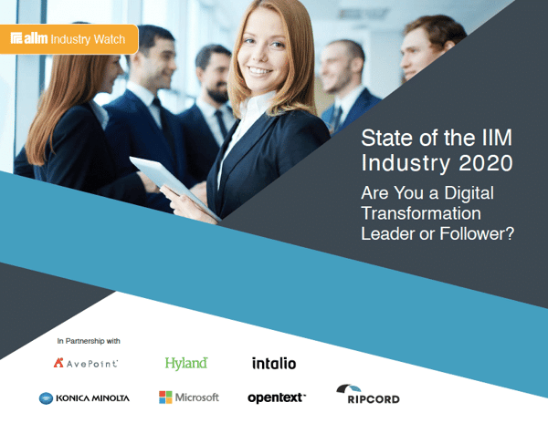 State of the IIM Industry 2020 - Are You a Digital Transformation ...