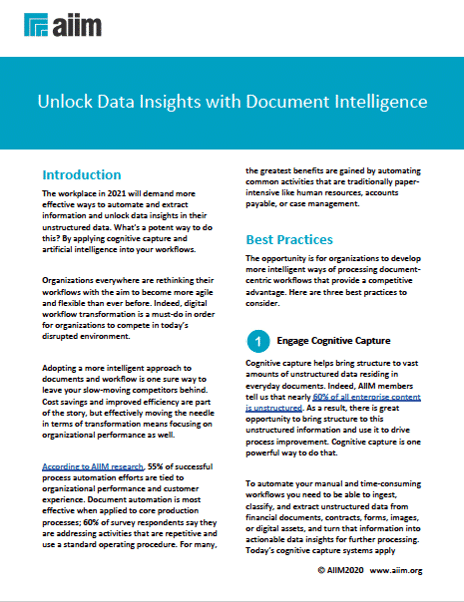 Unlock Data Insights with Document Intelligence
